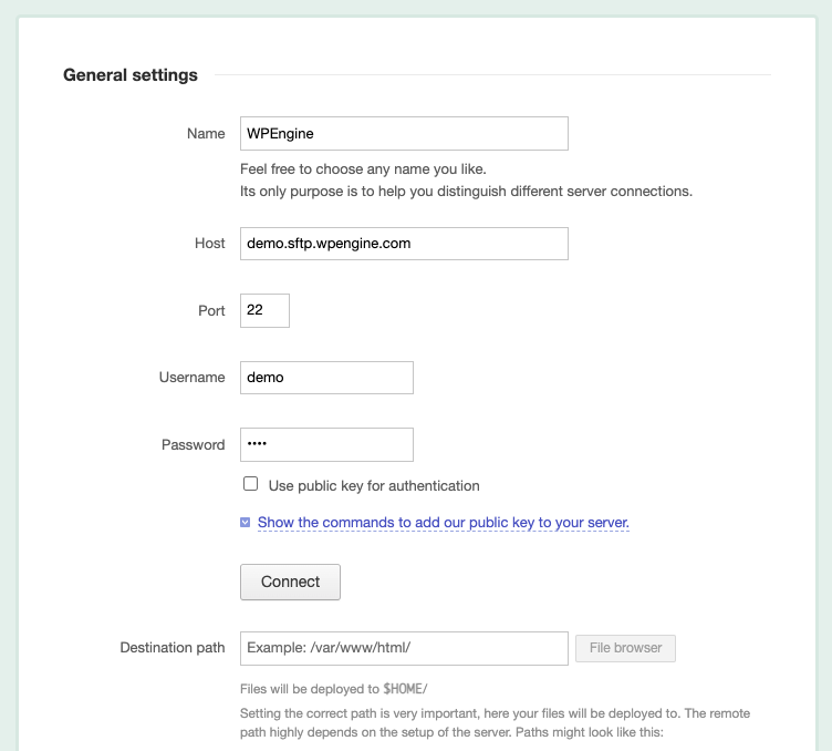 How To Deploy Into Wpengine Using Deploybot 