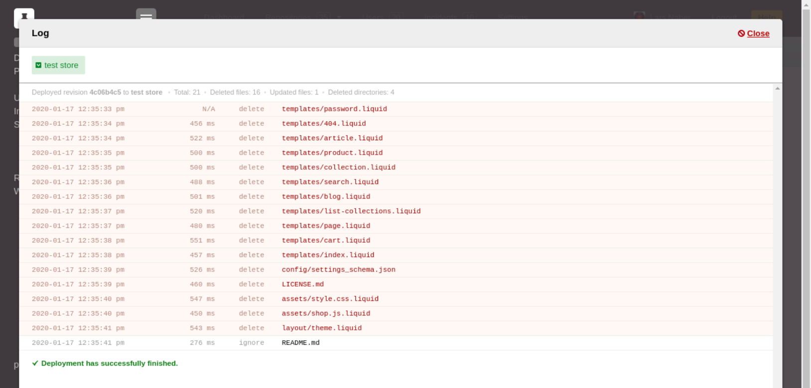New Feature: Log Files for DeployBot