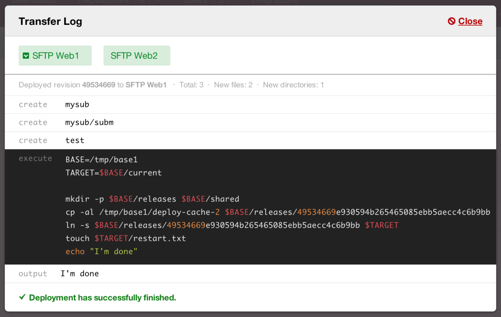 Deployments with shell commands just got a lot better